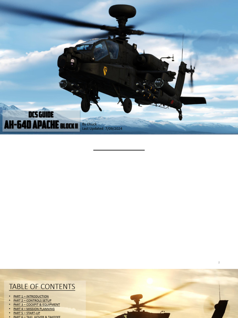 Dcs Ah-64d Guide | PDF | Aviation | Helicopter