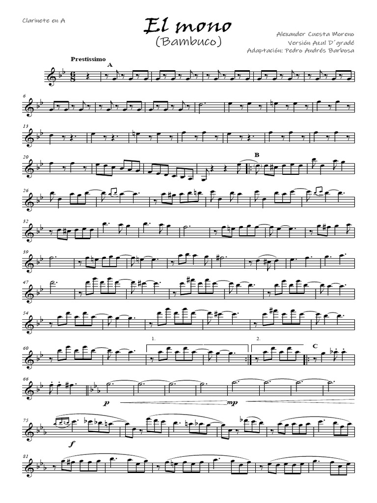 El Mono - Cl. A | PDF