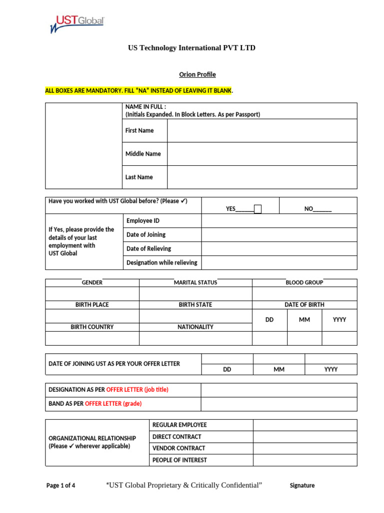 Orion Profile | PDF | Access Control | Government And Personhood