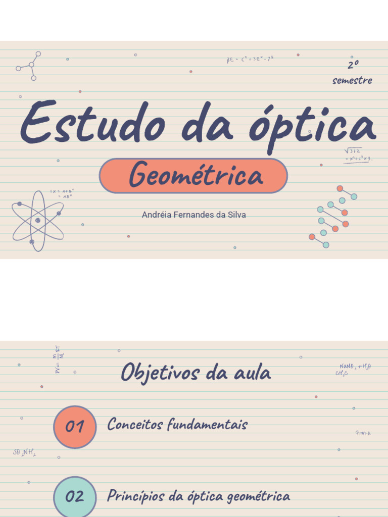 Princípios da Óptica Geométrica e Exercícios | PDF | Luz | Cor