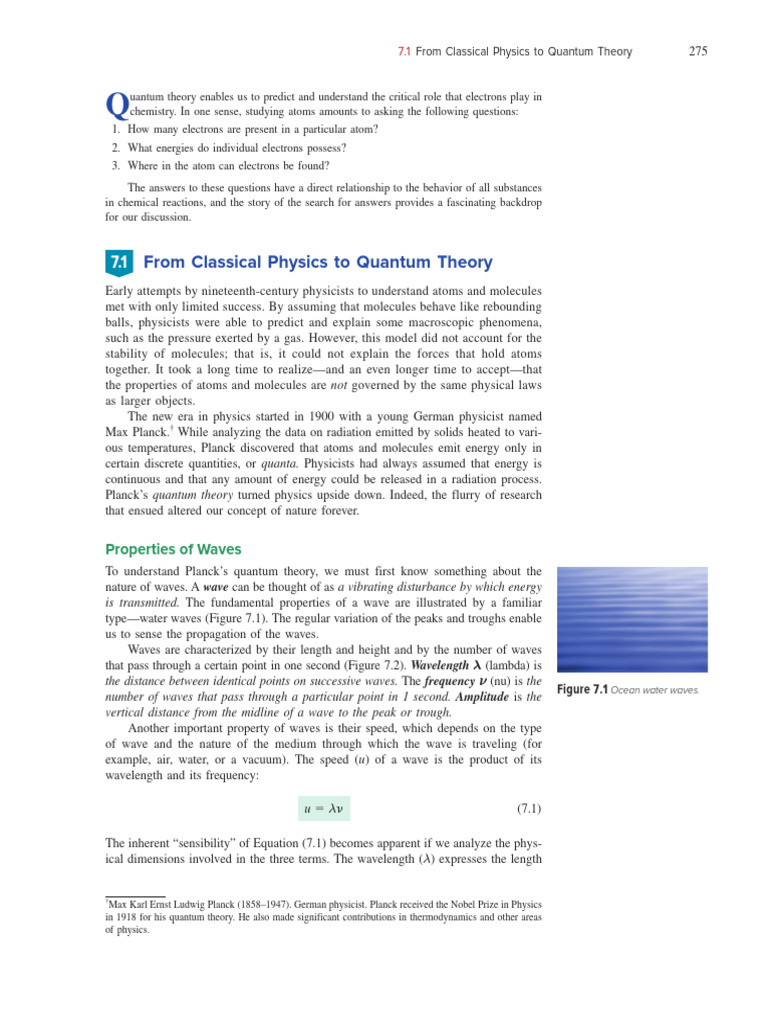 Chpater 1-3 - Copy 2 | PDF | Waves | Quantum