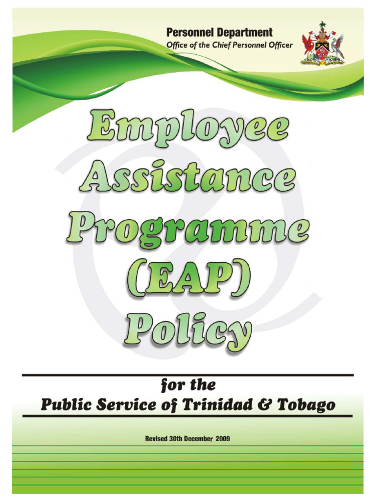 EAP Policy for Trinidad Public Service | PDF | Confidentiality | Employment