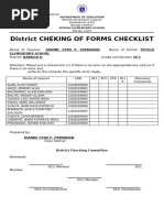 Checking of Forms Checklist | PDF