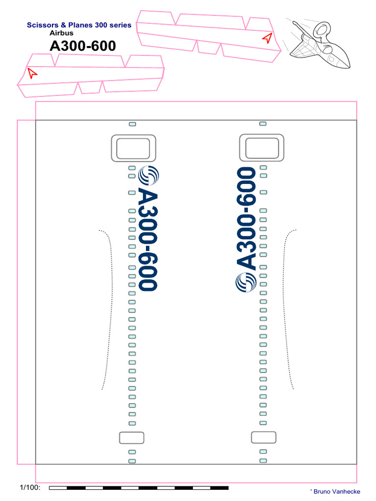 A300-600 Prototype 1-100 Scissors and Planes | PDF