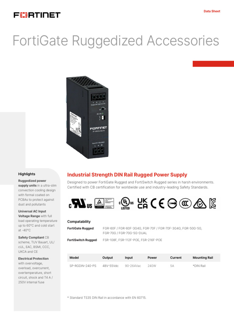 Fortinet Rugged Accessories | PDF | Electromagnetic Compatibility ...
