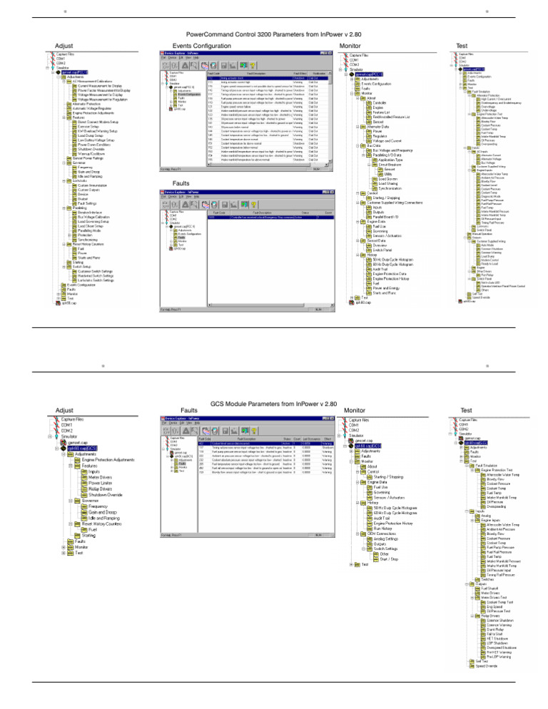 InPower Ver. 2.80 - PCC3200 Parameter Diagram | PDF