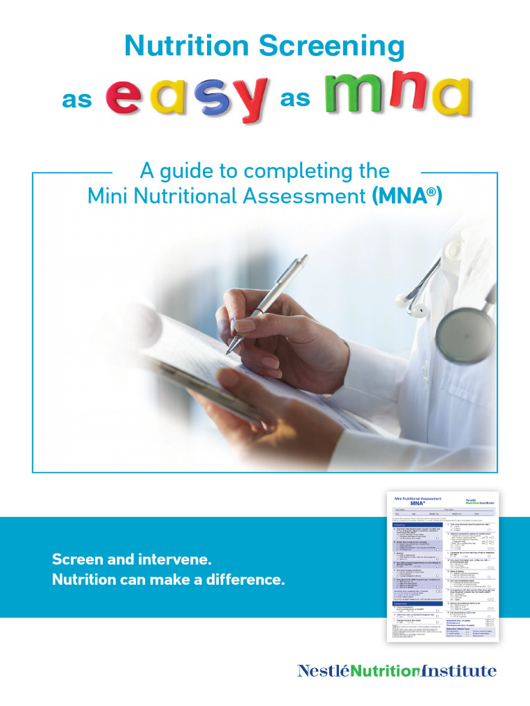 Mna Guide English | PDF | Body Mass Index | Meal