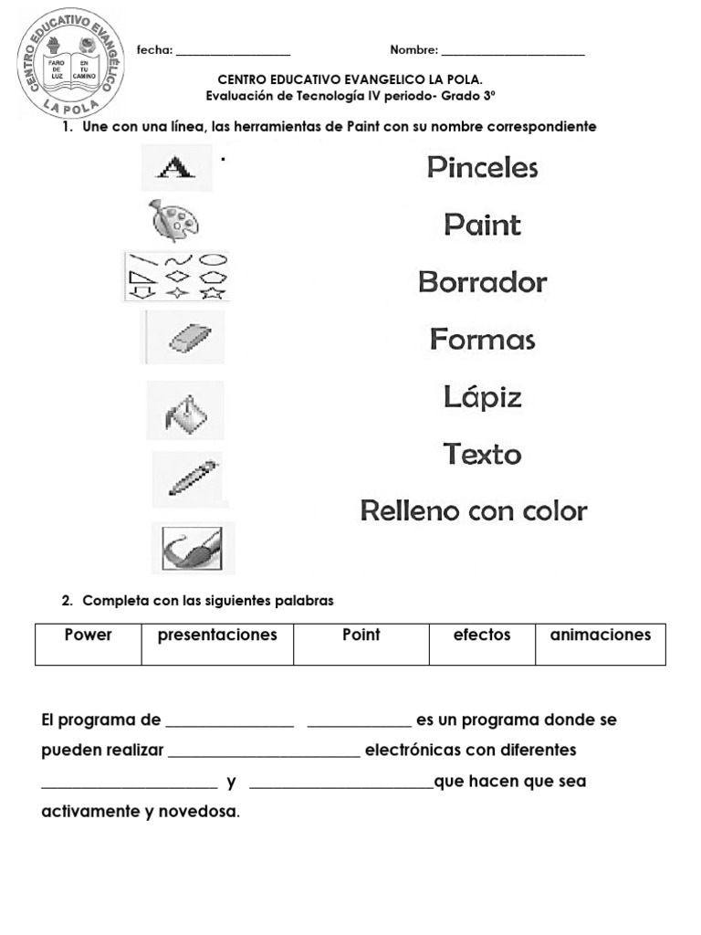 Evaluacion de Tecnologia 4 Periodo | PDF