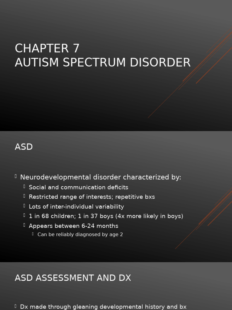 Child Text Chapter 7 Autism | PDF | Autism | Antipsychotic