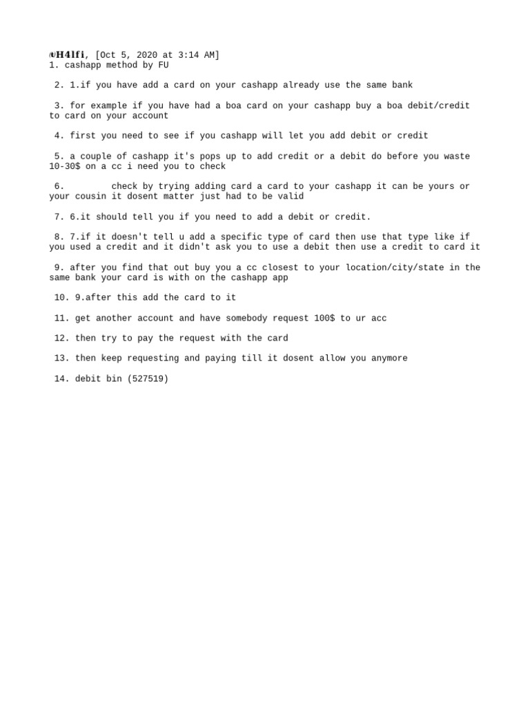 Cash App Method | PDF