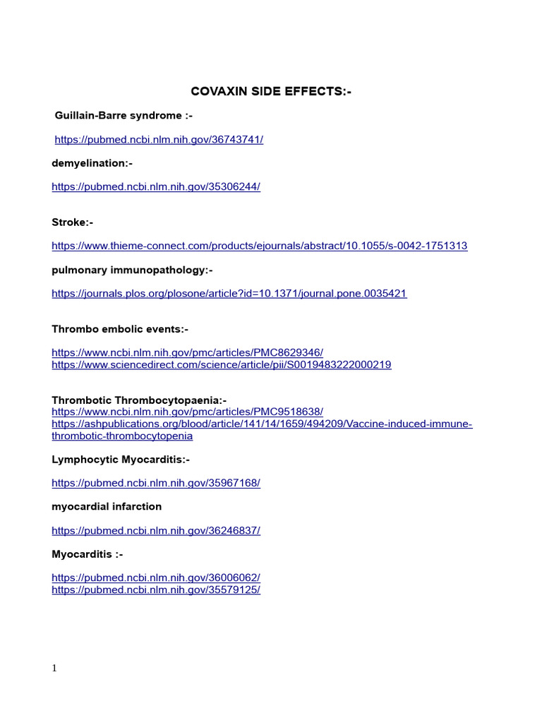 Covaxin-side-effects | PDF