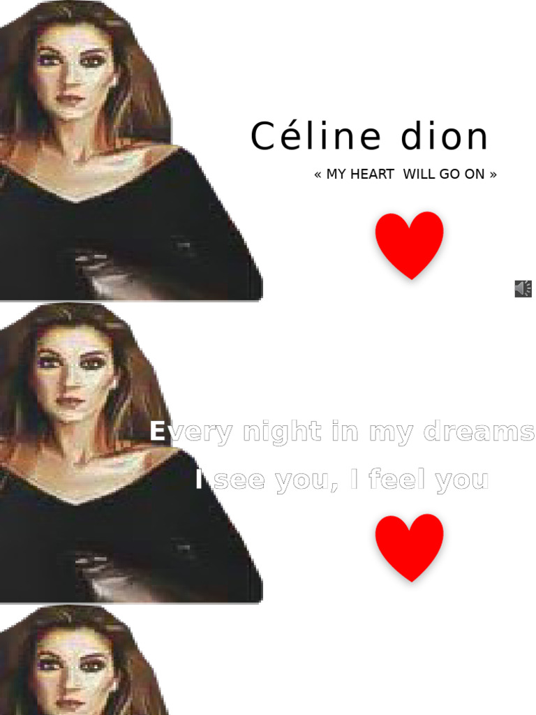 Celine Dion - My Heart Will Go On (Lyrics) PowerPoint | PDF