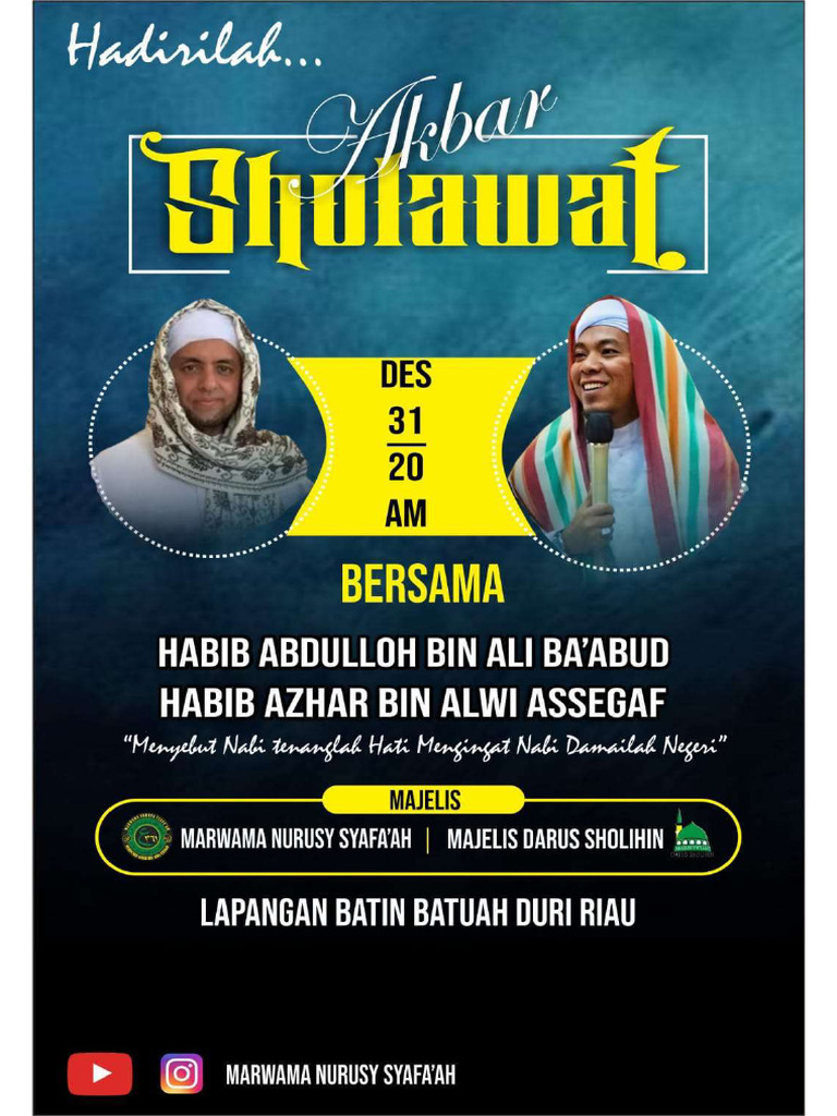 Sholawat Akbar. | PDF