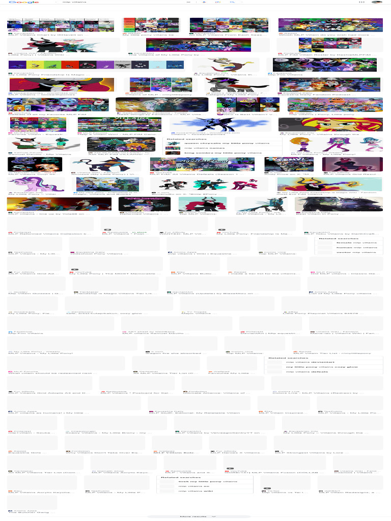 My Little Pony Villains Overview | PDF