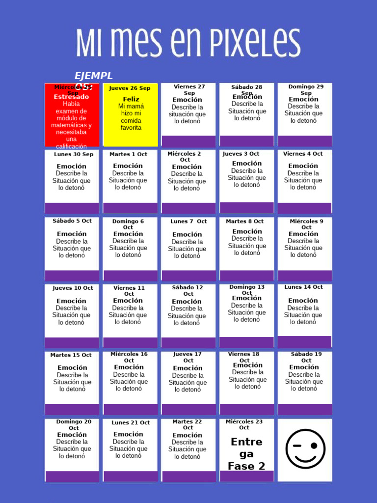 S19. Mi Mes en Pixeles | PDF