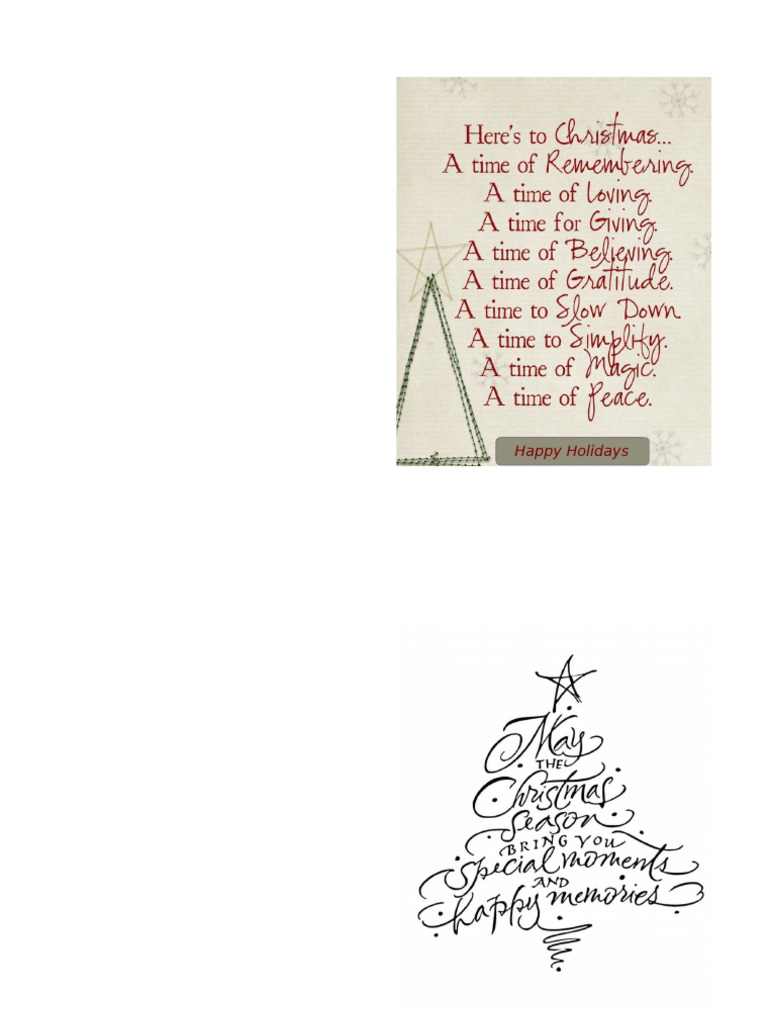 Christmas Cards | PDF