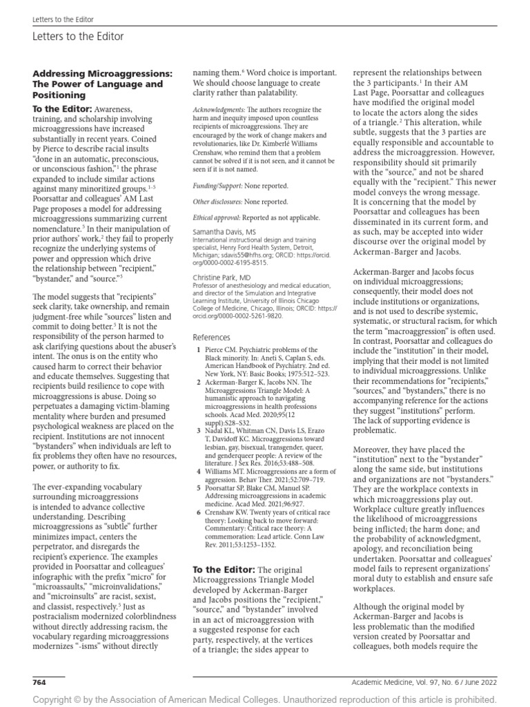 Addressing Microaggressions The Power of Language.3 | PDF | Prejudice ...