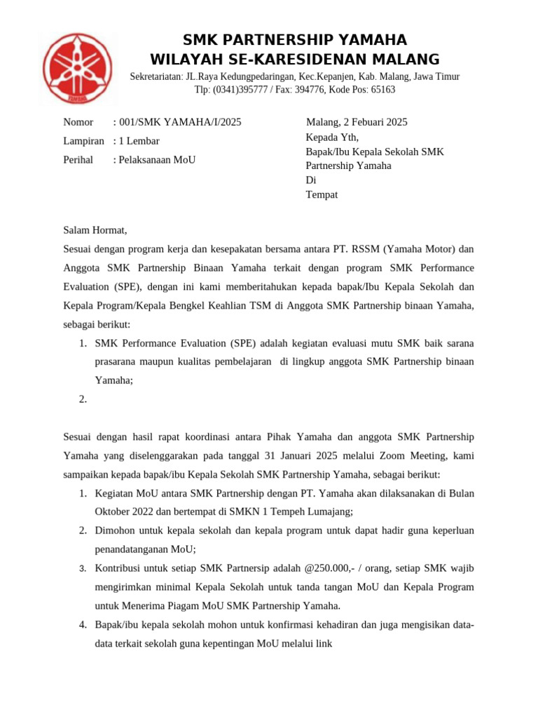 Pemberitahuan SPE | PDF