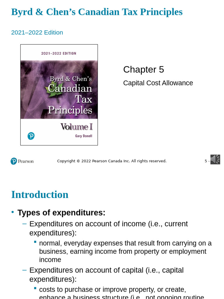 05 - Byrdchen - ctp22 - PP - ch05 Winter 2022 | PDF | Book Value | Expense