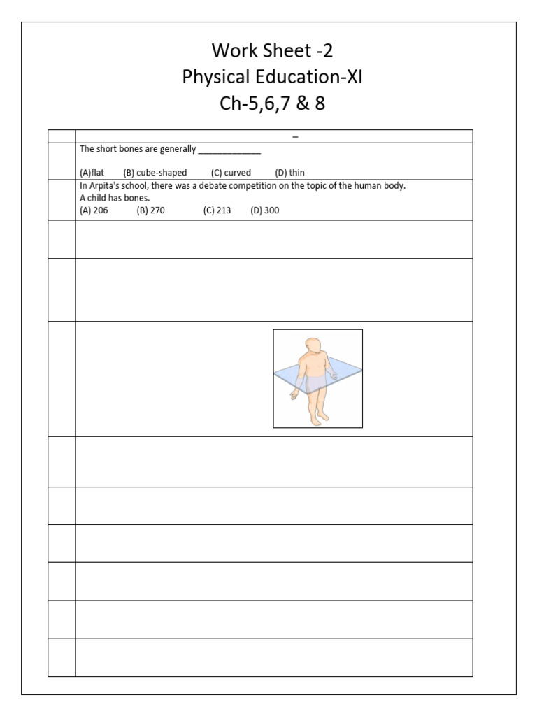 worksheet-2 | PDF | Biomechanics | Psychology