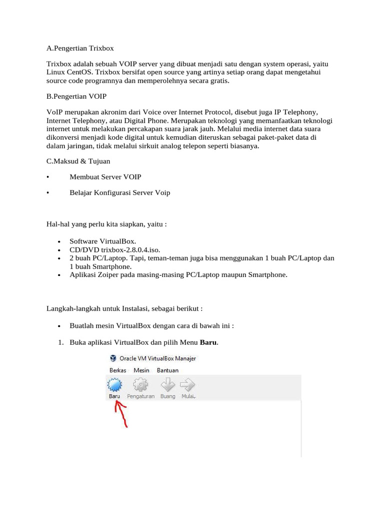 Instalasi Dan Konfigurasi Trixbox | PDF