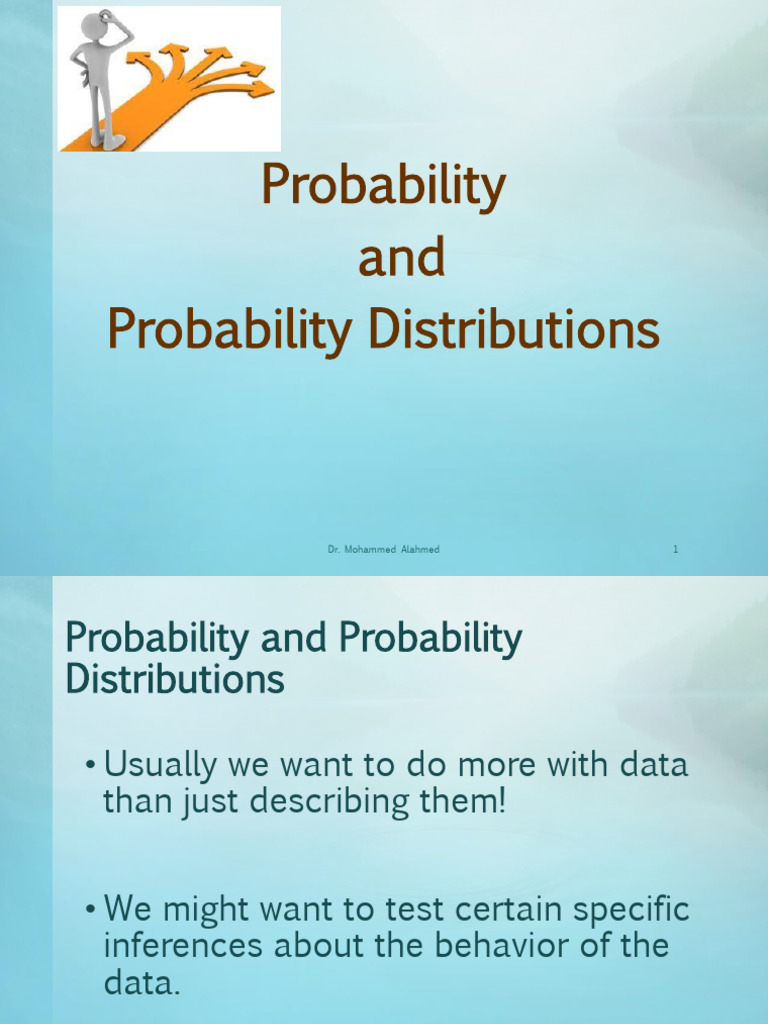 probability_and_probability_distributions | PDF | Probability | Risk