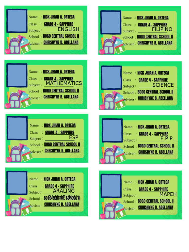 NAME TAG KUYA NICK | PDF