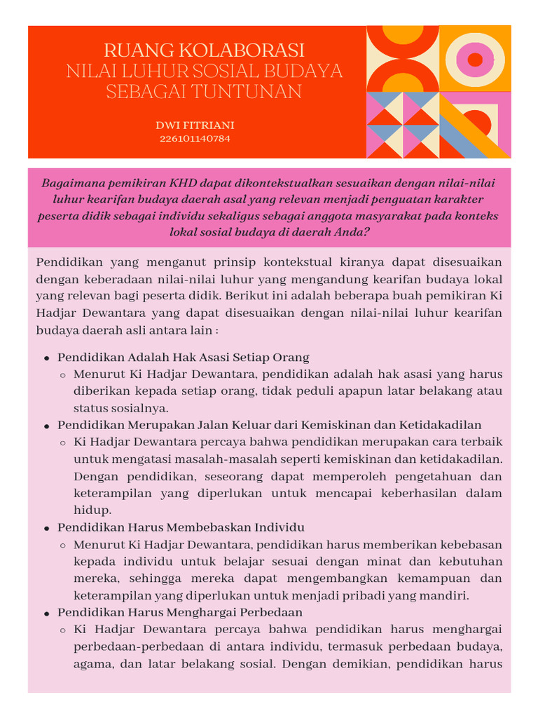 Ruang Kolaborasi Dan Elaborasi Topik 2 | PDF