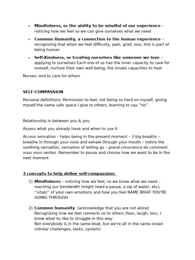 Mindful Self-Compassion | PDF | Psychology | Psychological Concepts