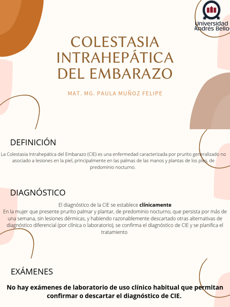 Colestasia Intrahepática Del Embarazo | PDF | El embarazo | Medicina