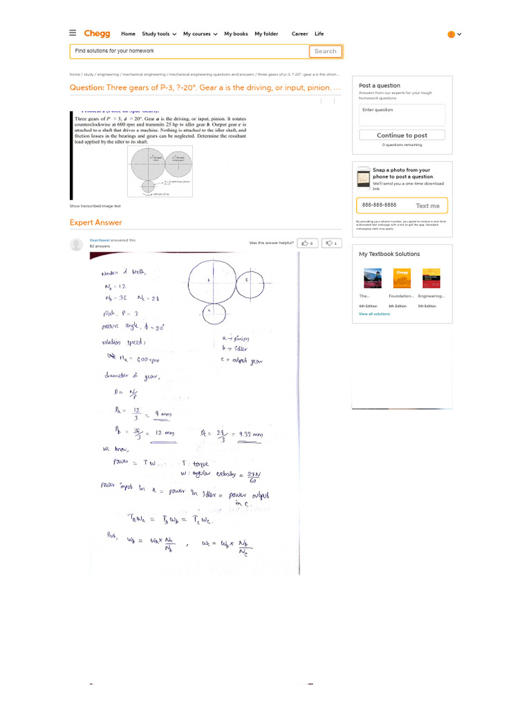 Class 7 Study Gear Solutions PDF | PDF | Gear