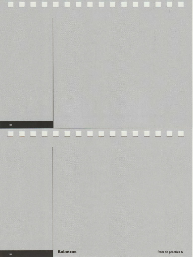 Balanzas | PDF