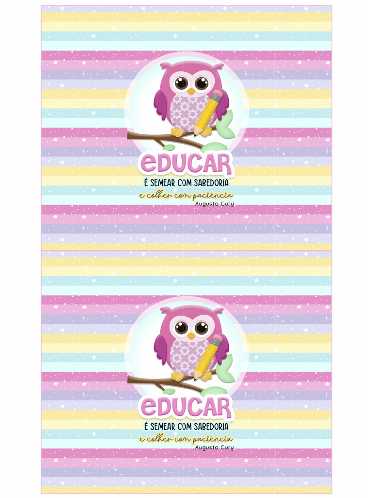 Capa para Kitkat - Corujinha | PDF