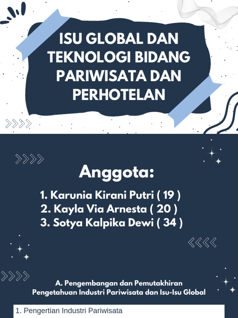 Isu Global Pariwisata dan Perhotelan | PDF