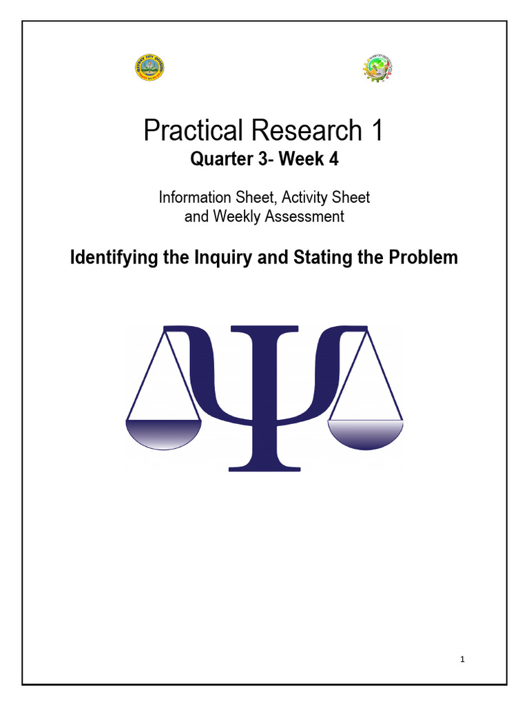 PracRES1 Q3 W4 LAS Final PDF | PDF | Methodology | Science