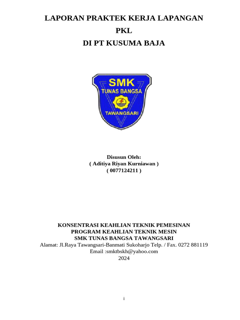 Laporan Praktek Kerja Lapangan | PDF