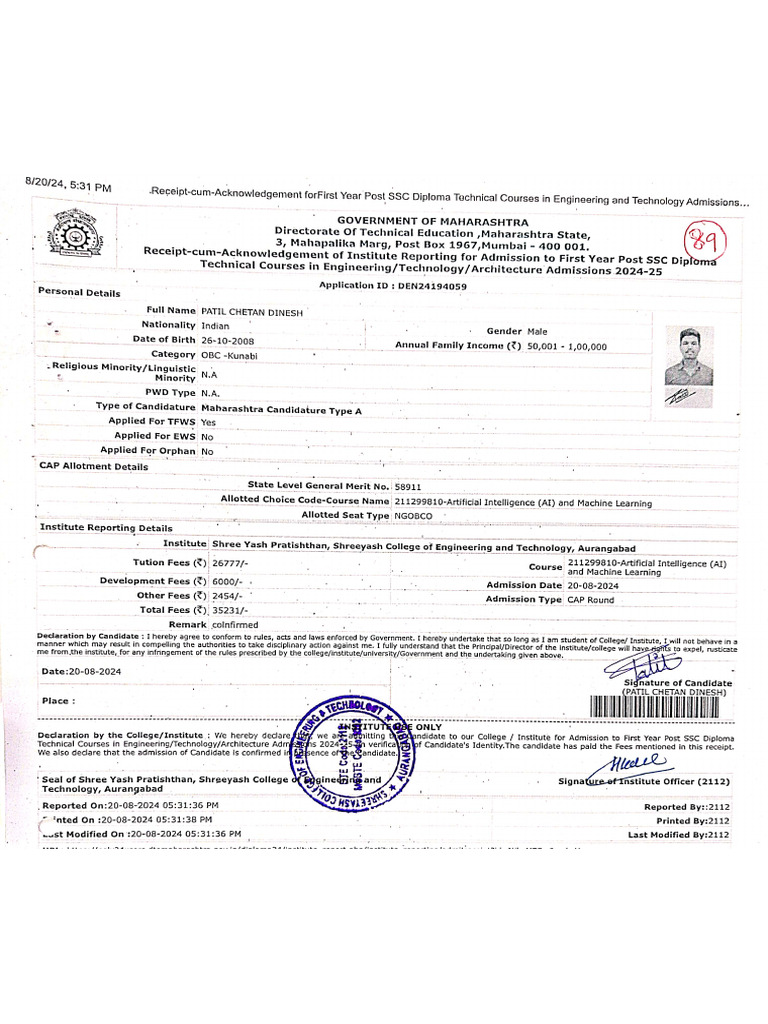 Patil Chetan Dinesh | PDF