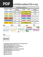 Calendario Académico USAP 2025 | PDF