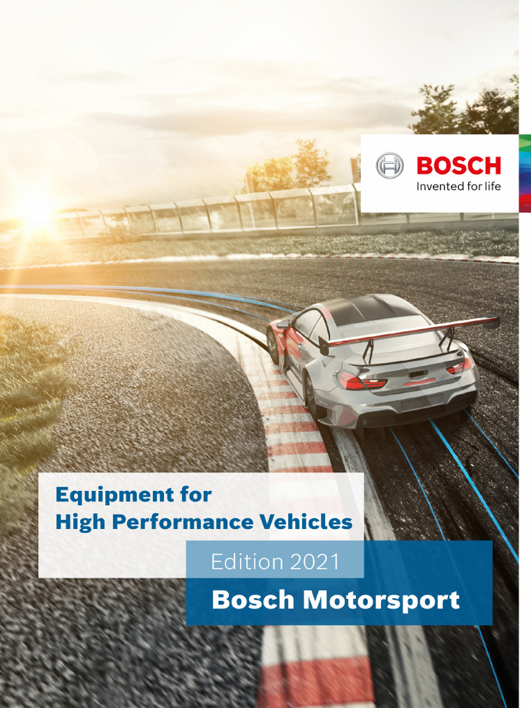 Bosch Motorsport Contact Information | PDF | Amplifier | Fuel Injection