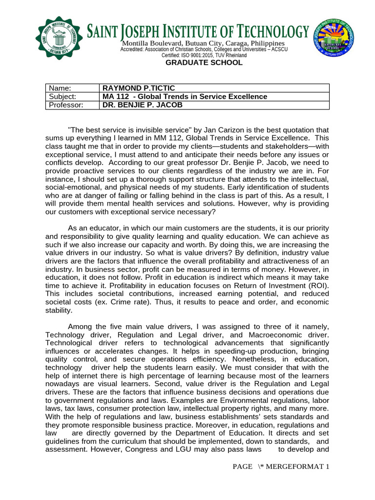 Ma Assignment | PDF | Macroeconomics | Return On Investment