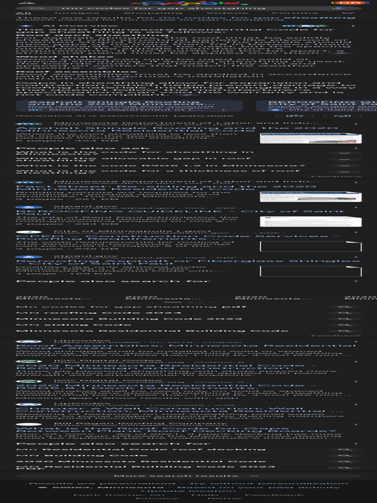 Mn Codes for Gap Sheatghing - Google Search | PDF | Roof | Materials
