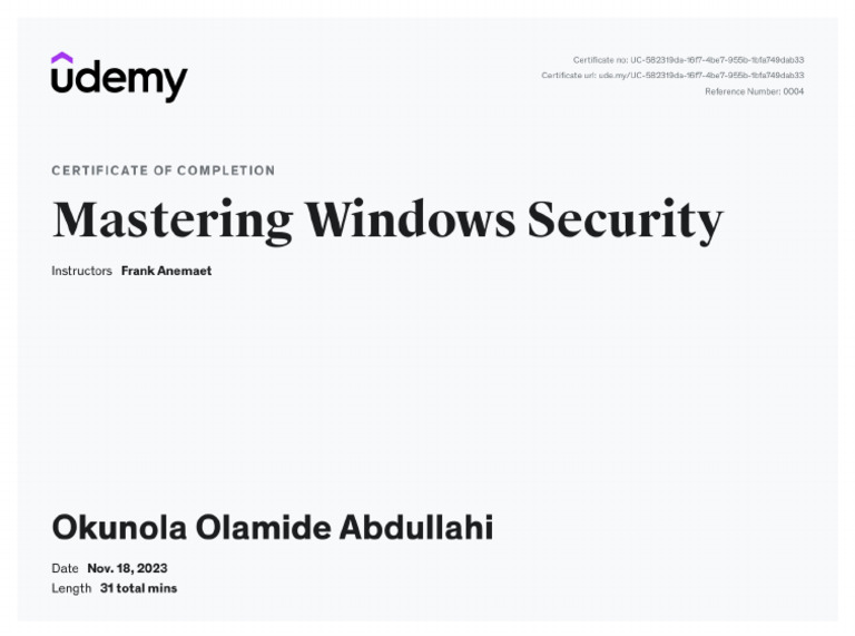Windows Security | PDF
