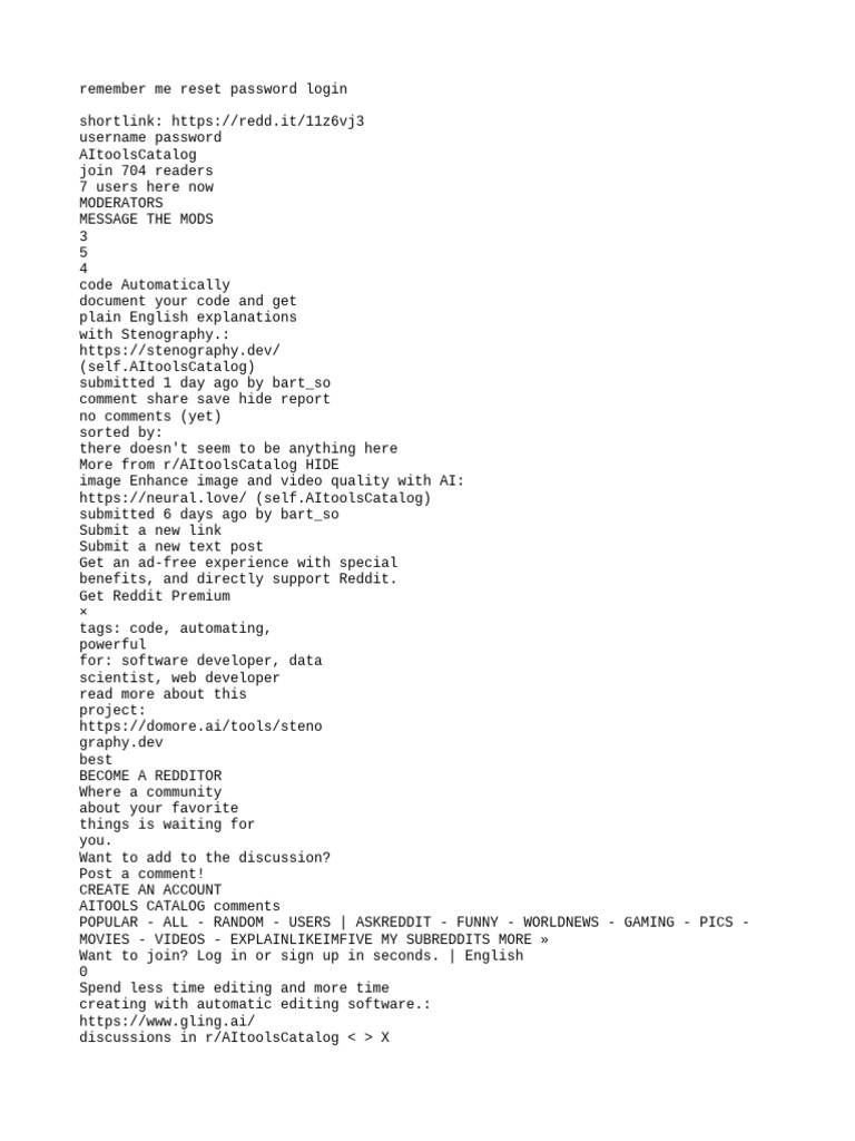 AI LIST | PDF | Password | Internet Forum