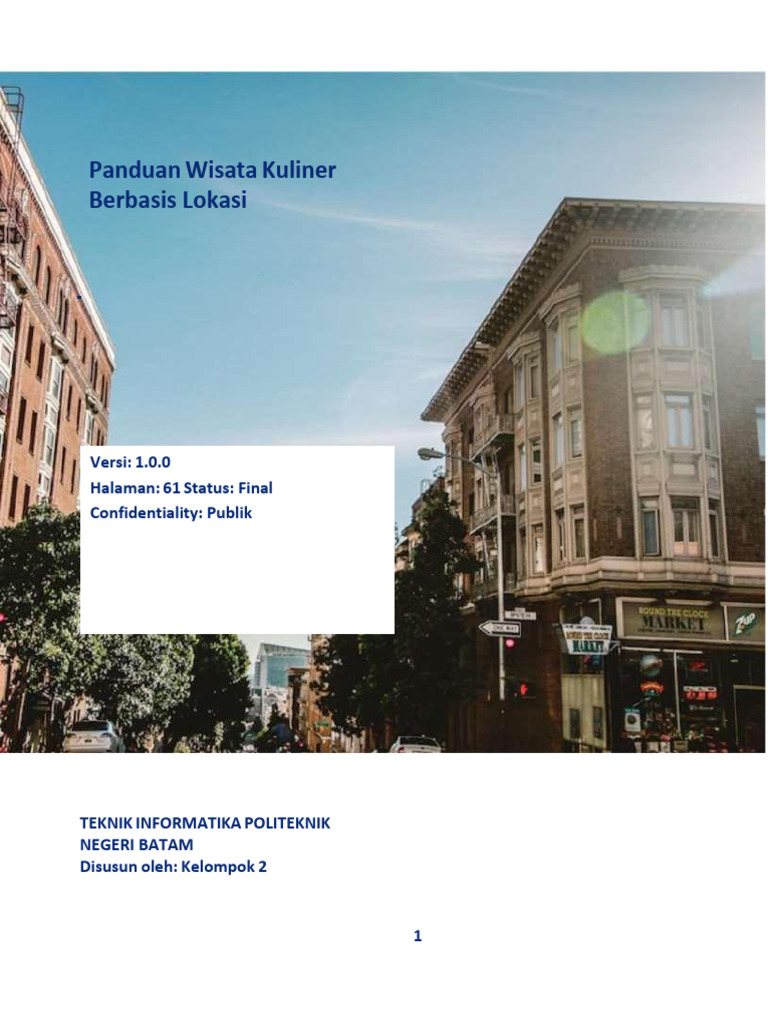 AAS Batamindo KelasA Kelp2 PanduanWisataKulinerBerbasisLokasi | PDF