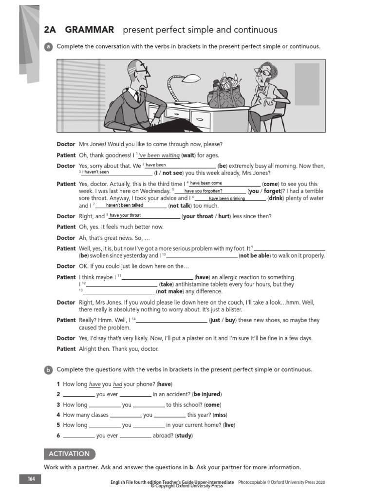 PRESENT PERFECT SIMPLE AND CONTINUOUS | PDF