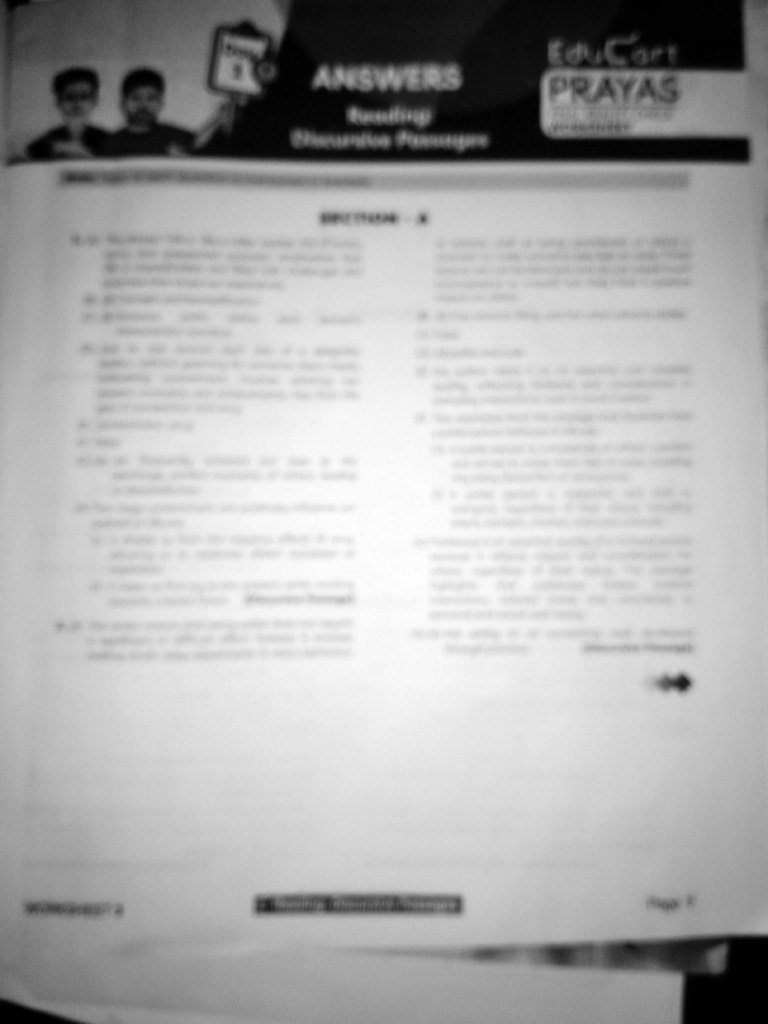 Prayas Solutions Chapter 3 | PDF