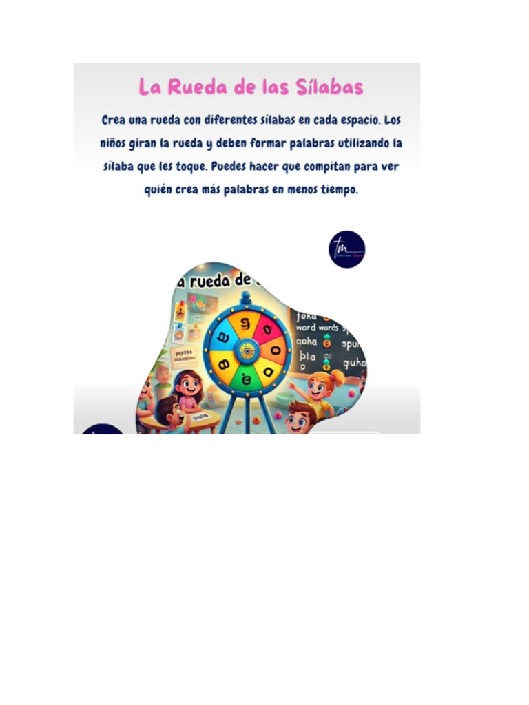 Ruleta de Las Silabas | PDF