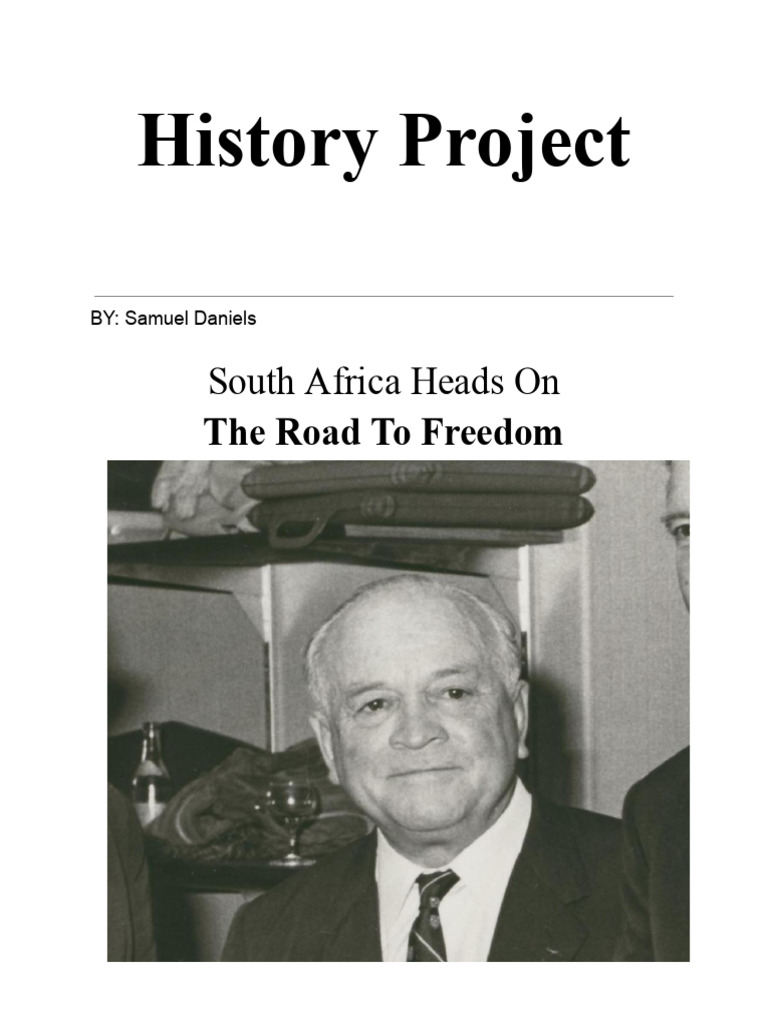 Samuel Daniels 9LT History Project | PDF | South Africa National Rugby Union Team