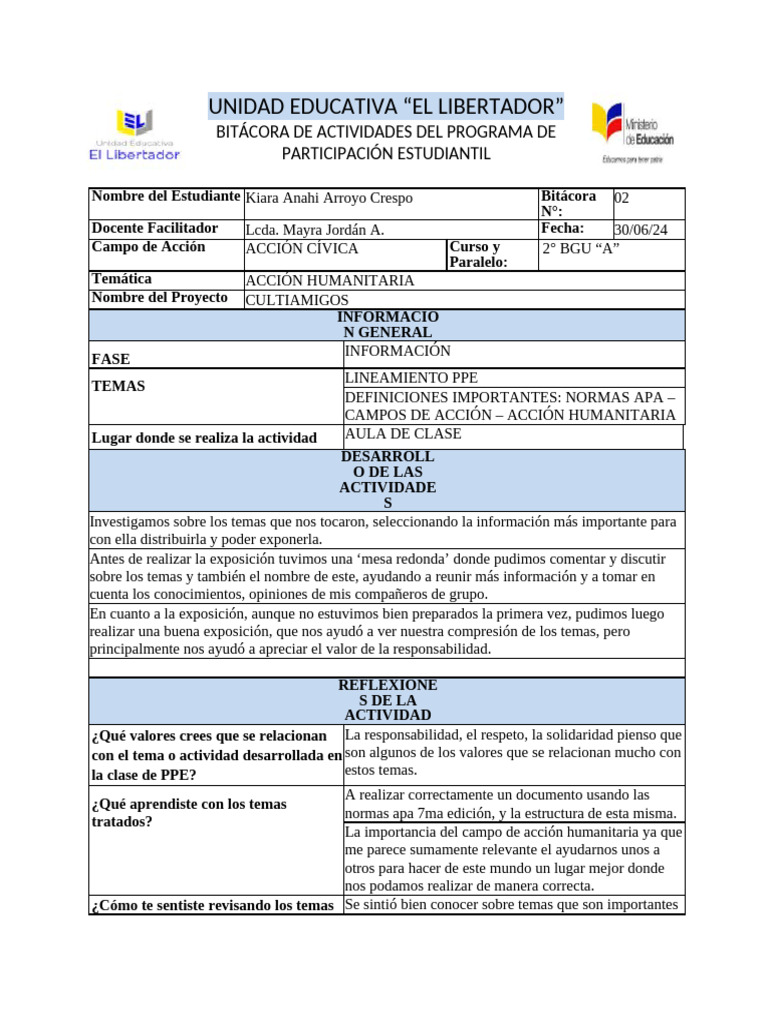 Bitacora 2 | PDF | Aprendizaje