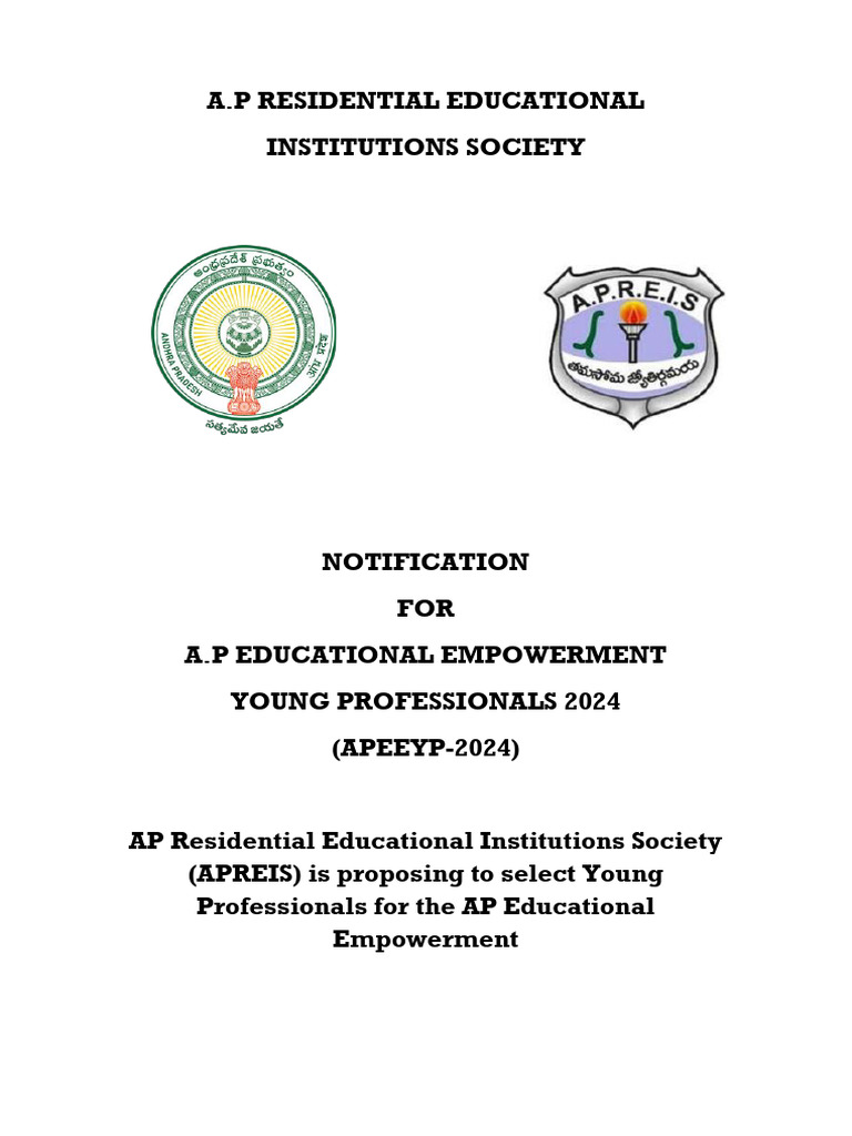 APREIS Young Professionals Fellowship Notification | PDF